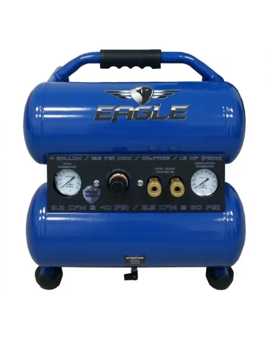 Eagle Compressor Silent Series 4 Gallon Portable Electric Compressor