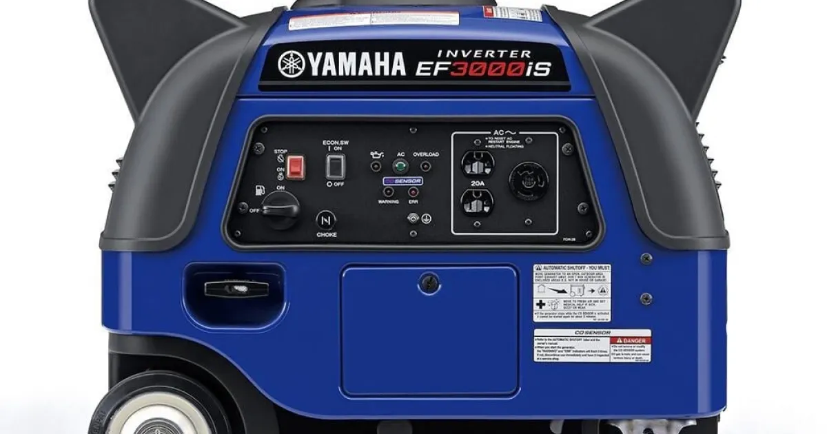 Yamaha 3000W 171 Cc 5.5HP Gasoline-Powered Inverter Generator