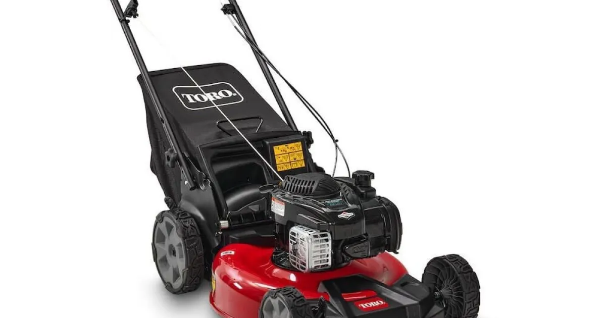 Toro 140cc 21in Gas Self Propelled Push Lawn Mower